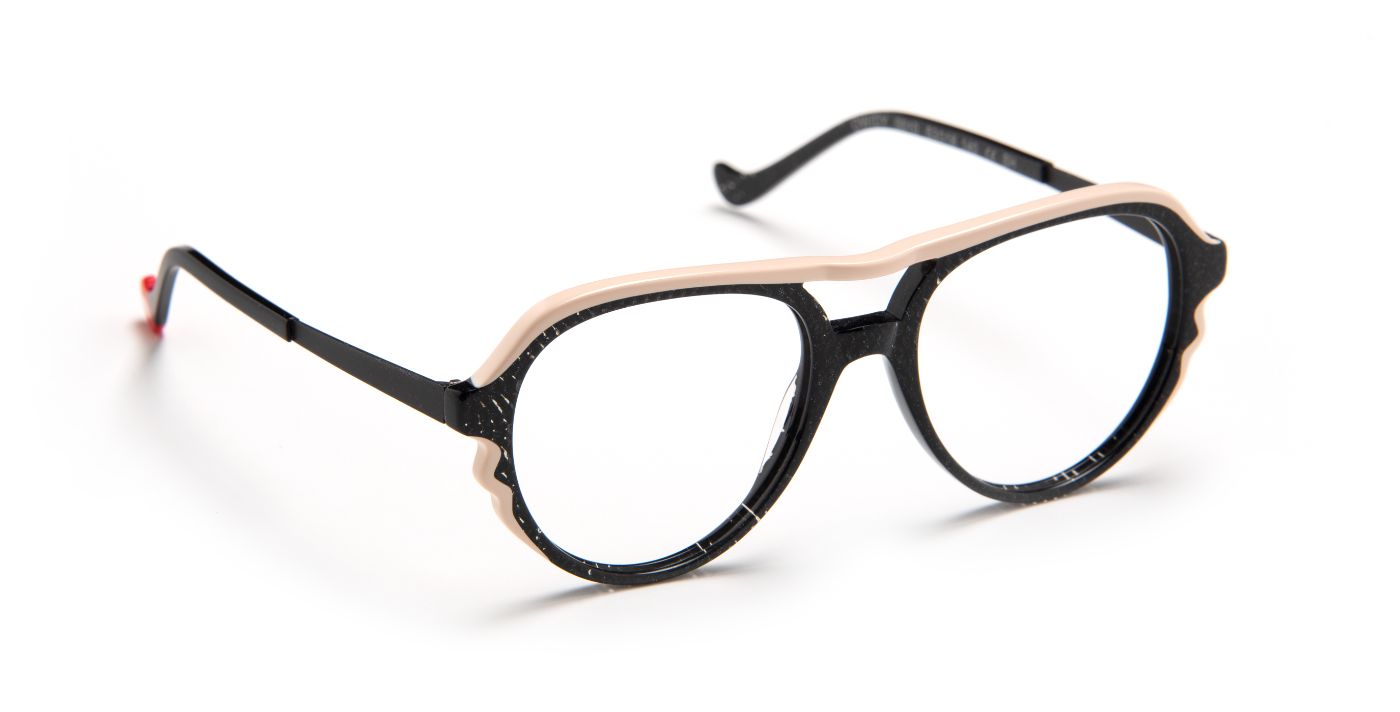 Owidy C0010 Black Glitter/Beige – Villa Eyewear