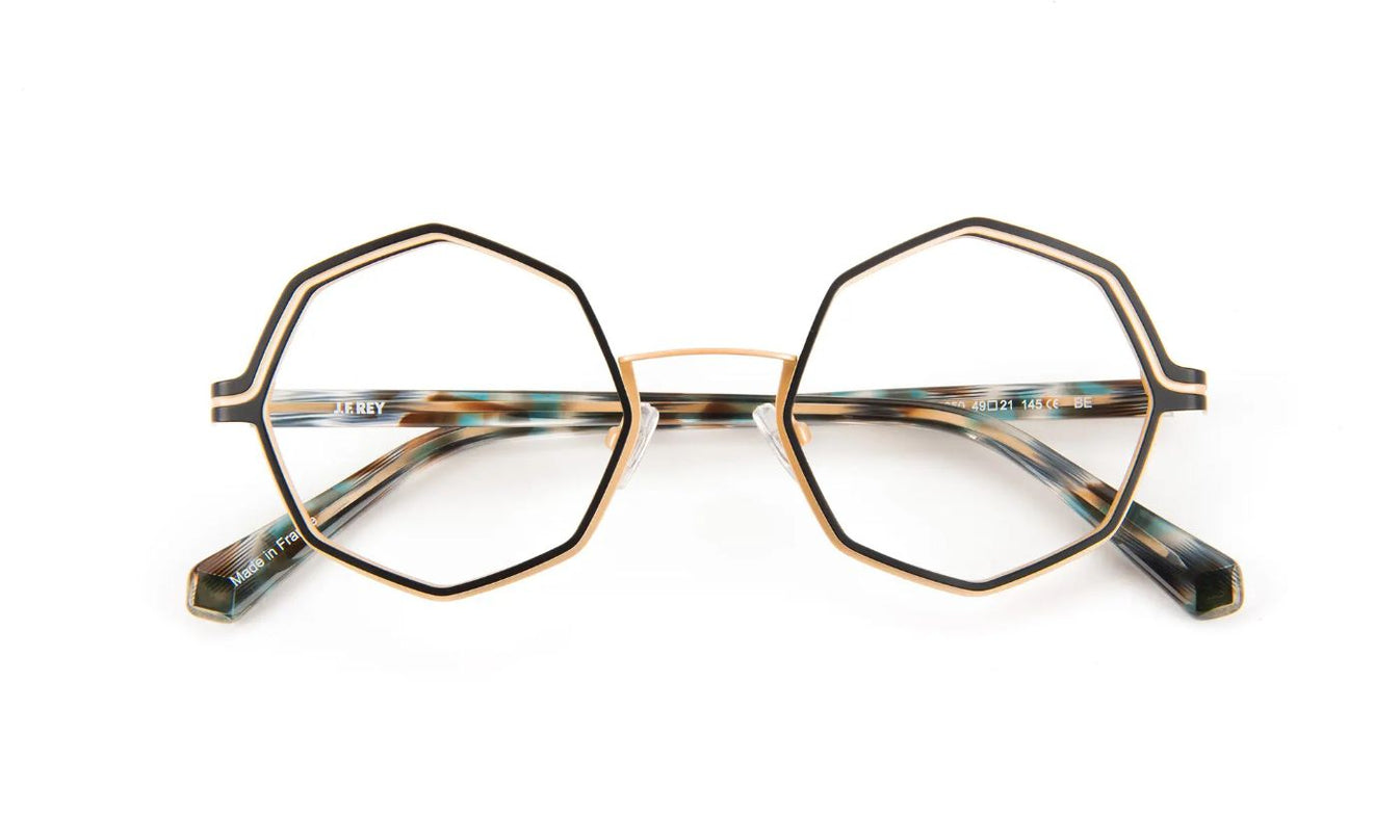 JF3008 C0050 Black/Gold – Villa Eyewear